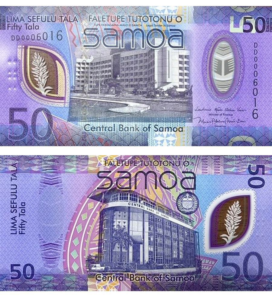 Купити 50 Tala, Самоа, 2025 рік, UNC Polymer 004682 в інтернет магазині ...